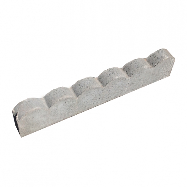 EF Building Materials - Grey Straight Scallop